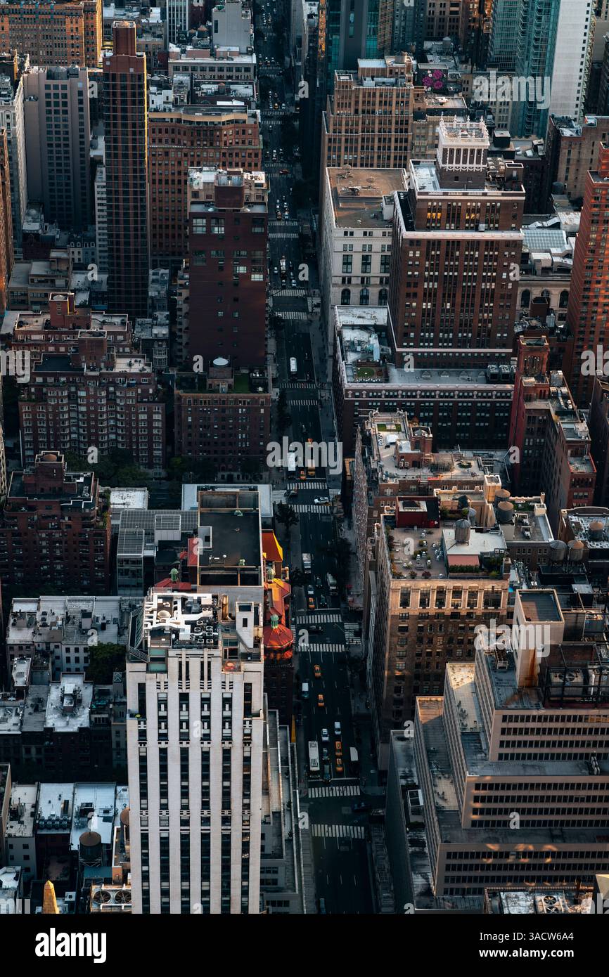 New York City, city overview of SUMMIT One Vanderbilt, Manhattan, USA ...