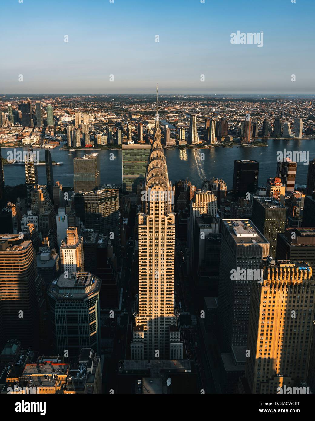 New York City, city overview of SUMMIT One Vanderbilt, Chrysler ...