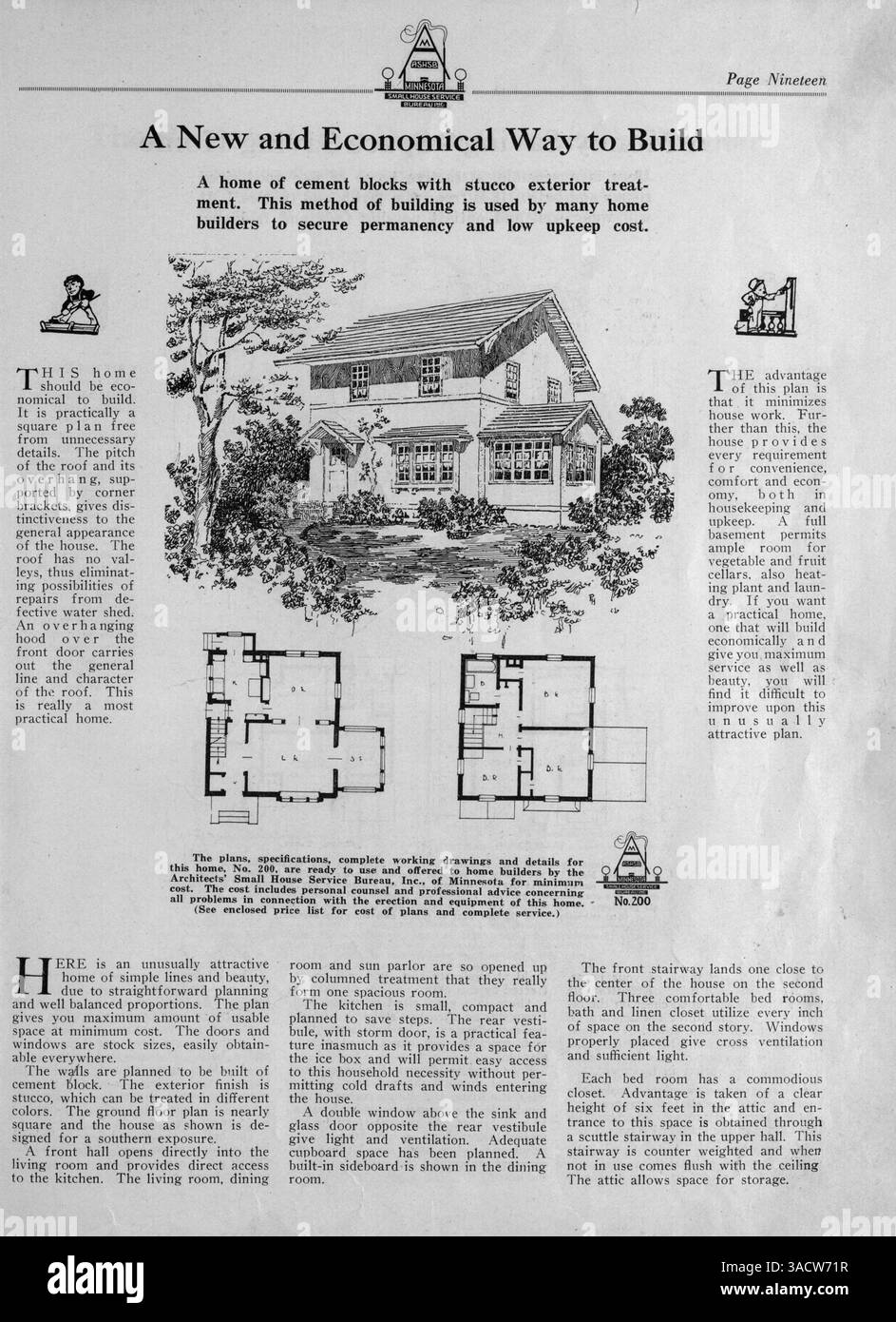 From the architects small house service bureau hi-res stock photography ...