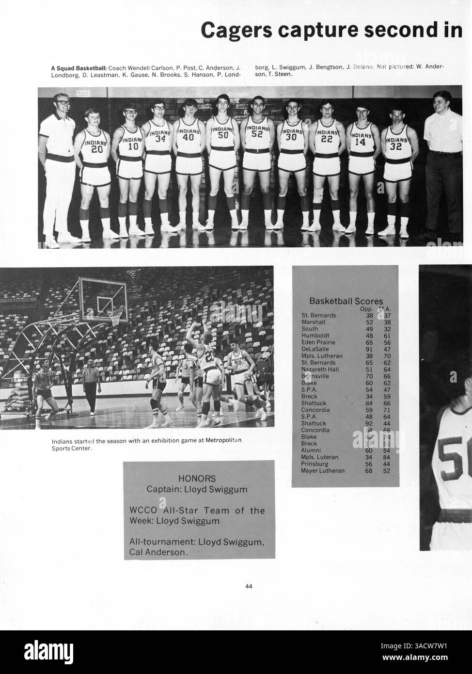 The 1969 Antler yearbook from Minnehaha Academy highlights the academic ...