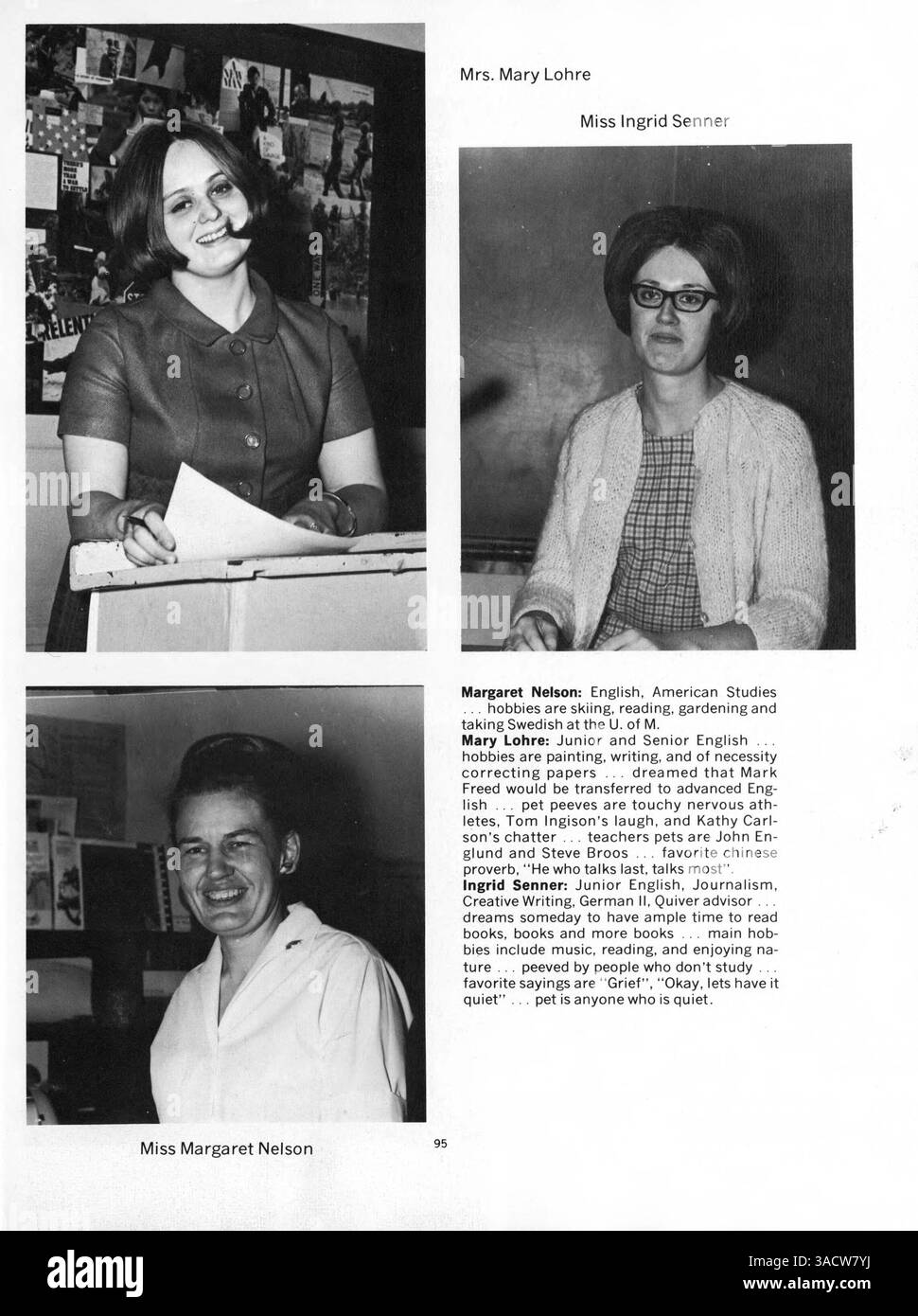 The 1969 Minnehaha Academy yearbook documents key events and members of ...