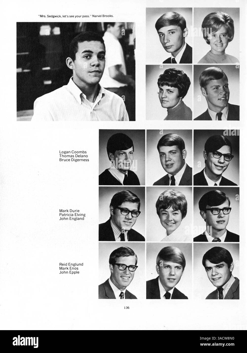 The 1969 Antler yearbook documents the students, faculty, athletic ...