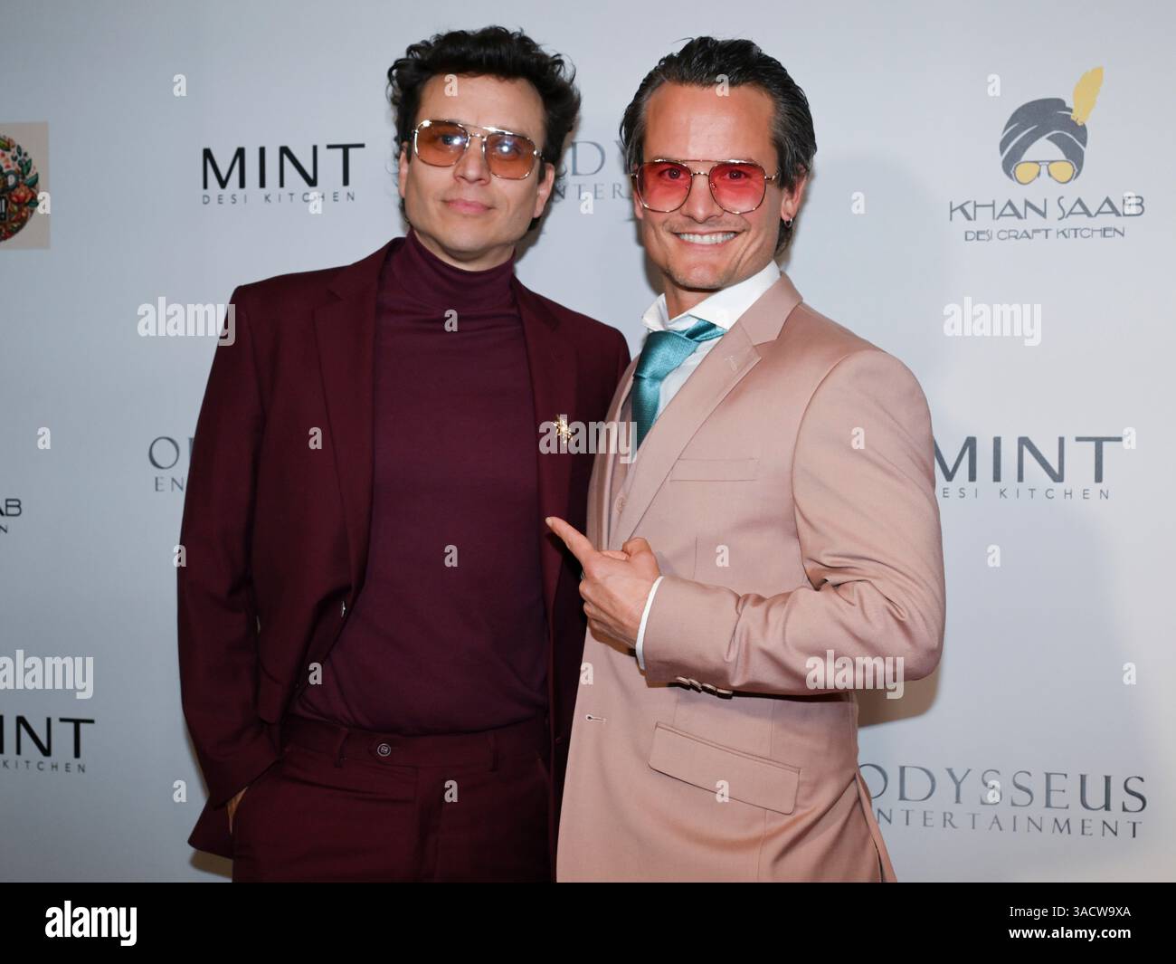 April 3, 2025, Hollywood, California, USA: JOSEPH FAULK and WILL LURIE ...