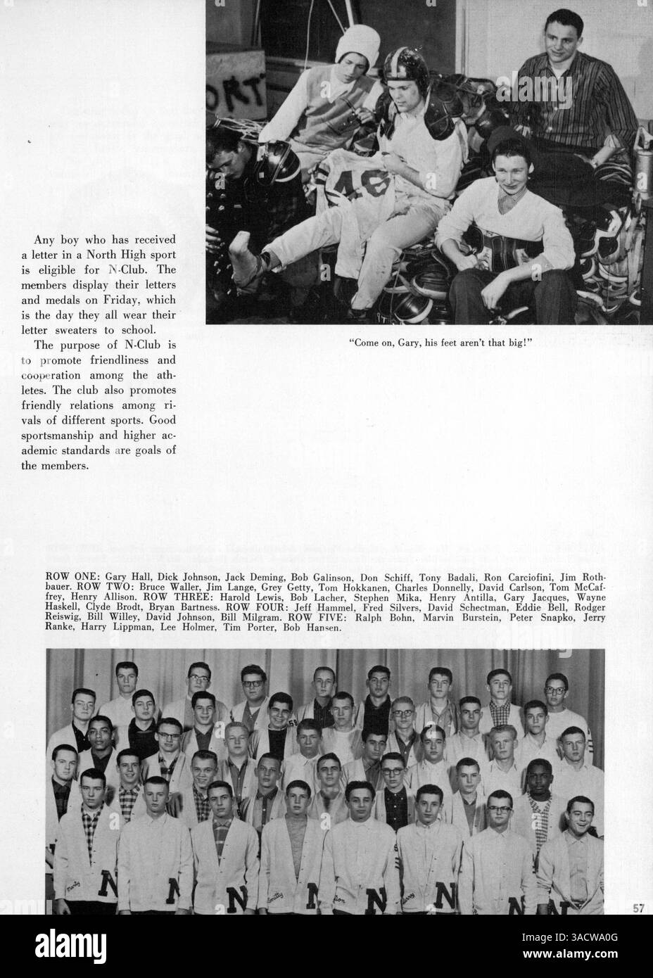The 1959 Polaris yearbook from North High School captures a wide range ...