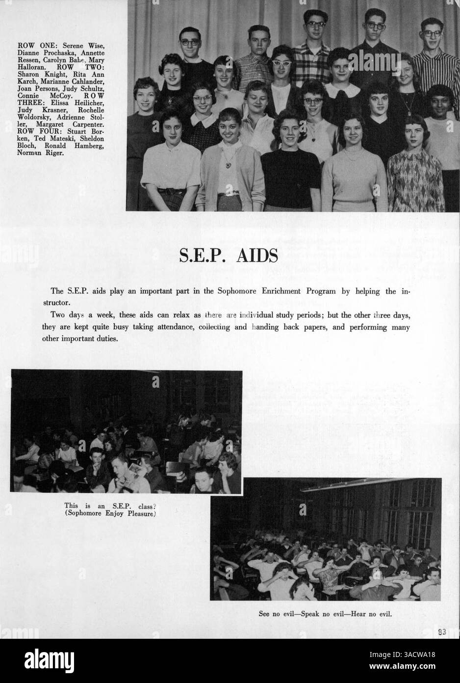 The 1959 Polaris yearbook from North High School documents students ...