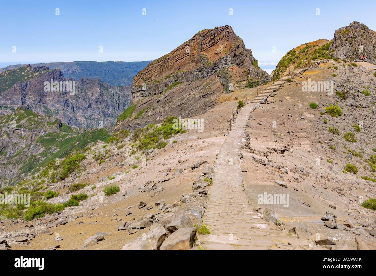 Pico do Arieiro, Pico Ruivo, summit, PR1 hiking trail, Portuguese ...