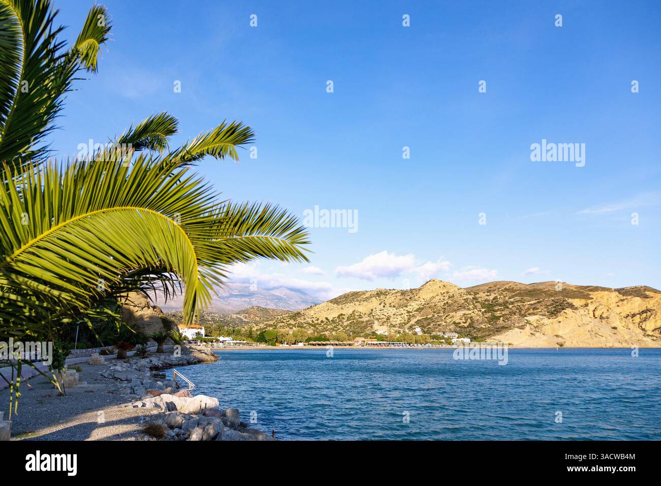 Agia Gallini, beach bay, Greek island, Crete, Greece Stock Photo - Alamy