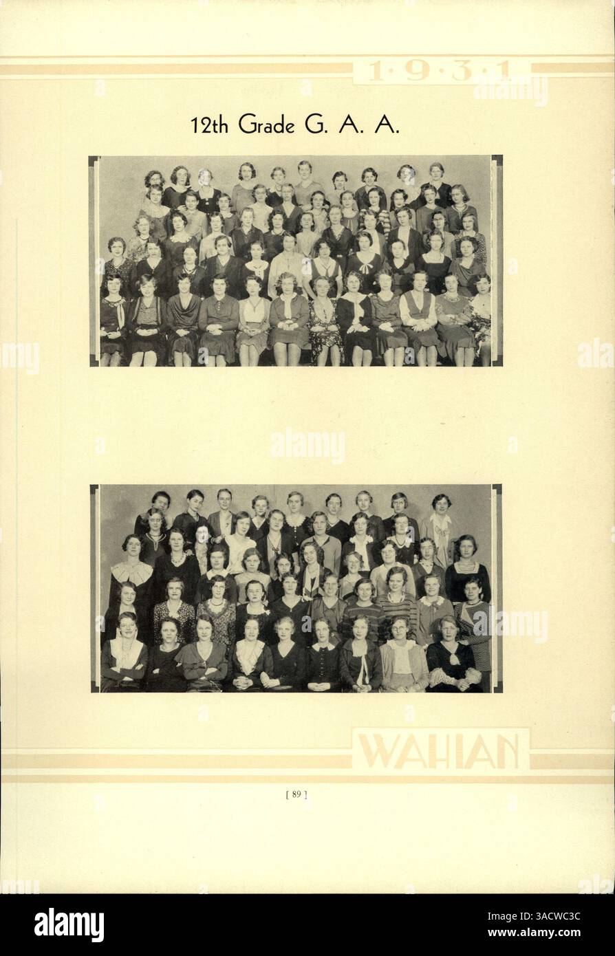 Details the 1930 1931 school year with features on students hi-res stock photography and images ...