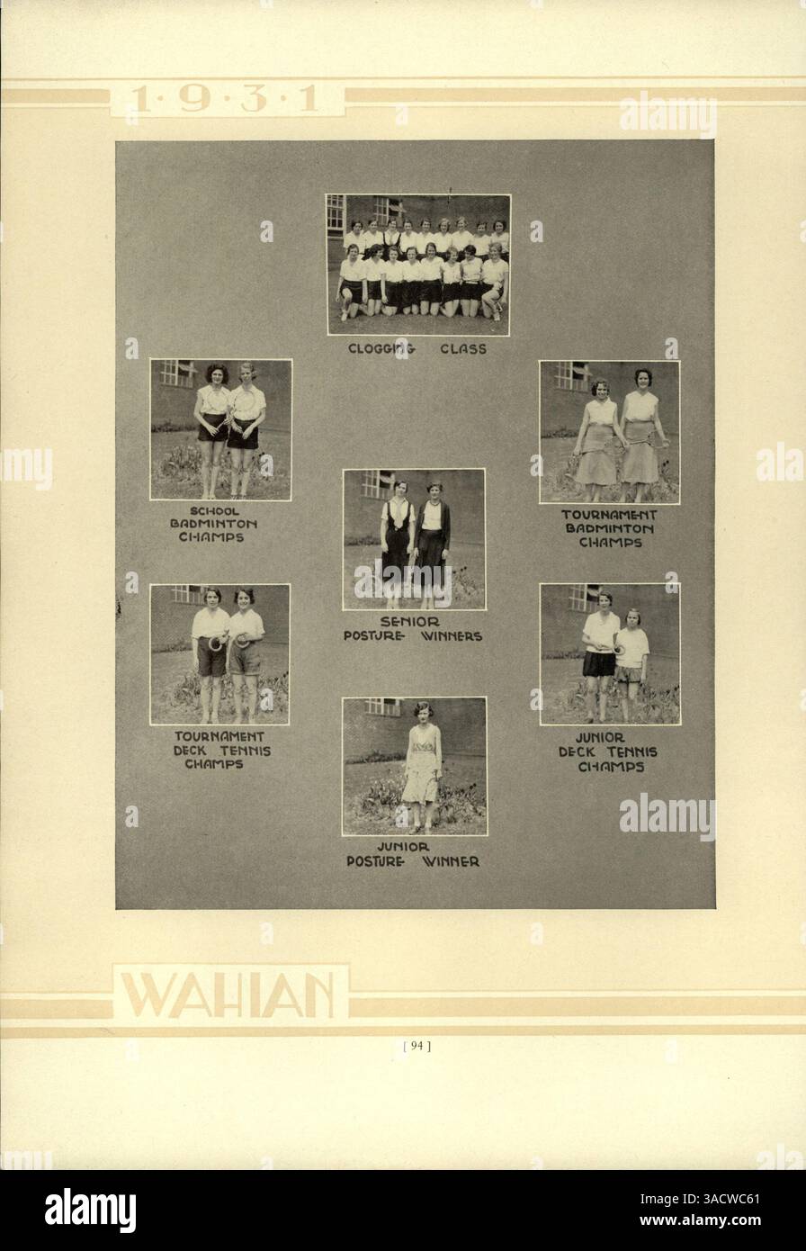This yearbook from Washburn High School documents the activities of the 1930-1931 school year ...