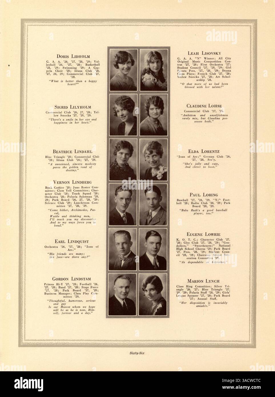 The 1929 Polaris yearbook from North High School chronicles the students, teachers, clubs ...