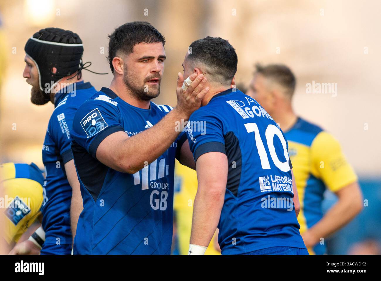 Colomiers, France. 04th Apr, 2025. Brett Herron of Colomiers during the ...