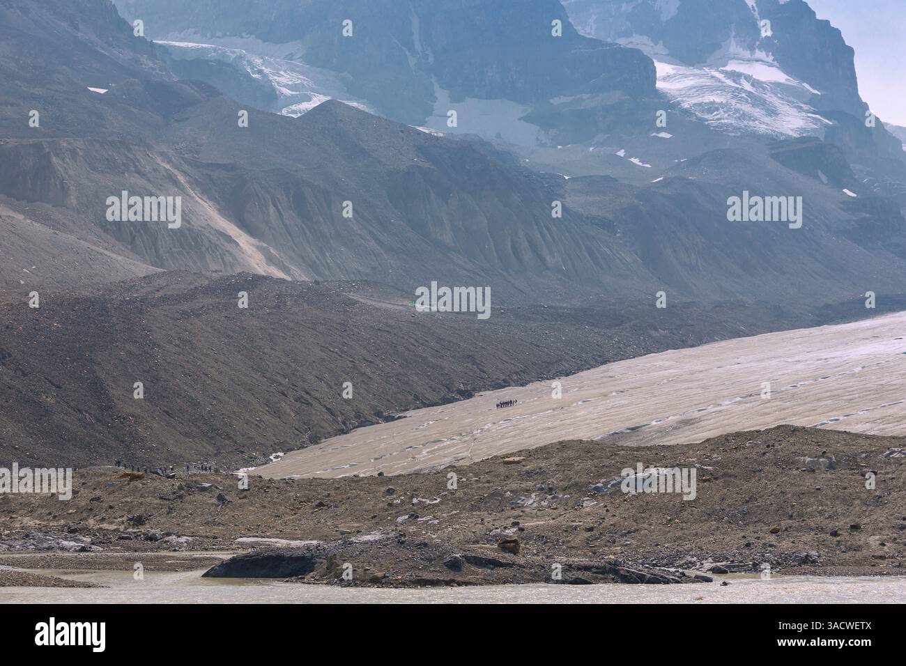 Jasper National Park, Columbia Icefield, Athabasca Glacier, Alberta ...