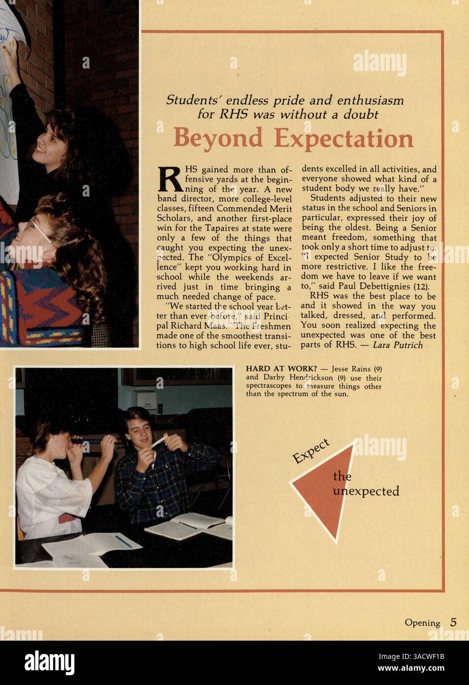 The 1988 Aurean Yearbook from Richfield High School documents the ...