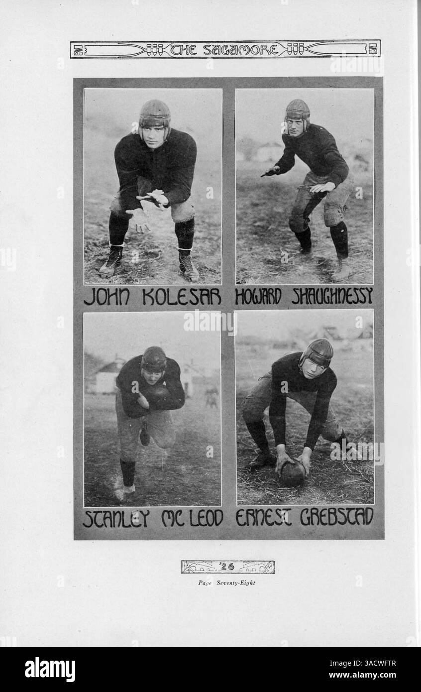 The 1926 Sagamore yearbook from Roosevelt High School showcases ...