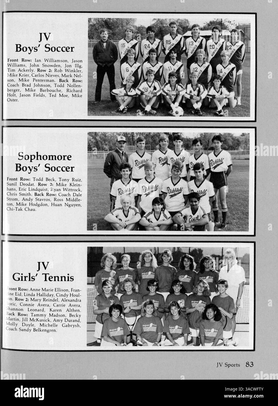 This high school yearbook from 1988 documents the key events and ...