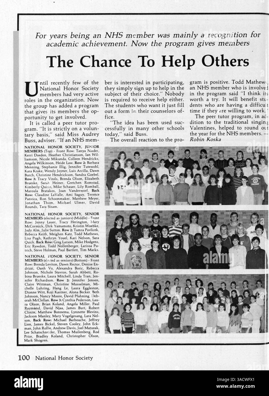 The 1988 Aurean Yearbook documents the key events of the 1987-1988 ...