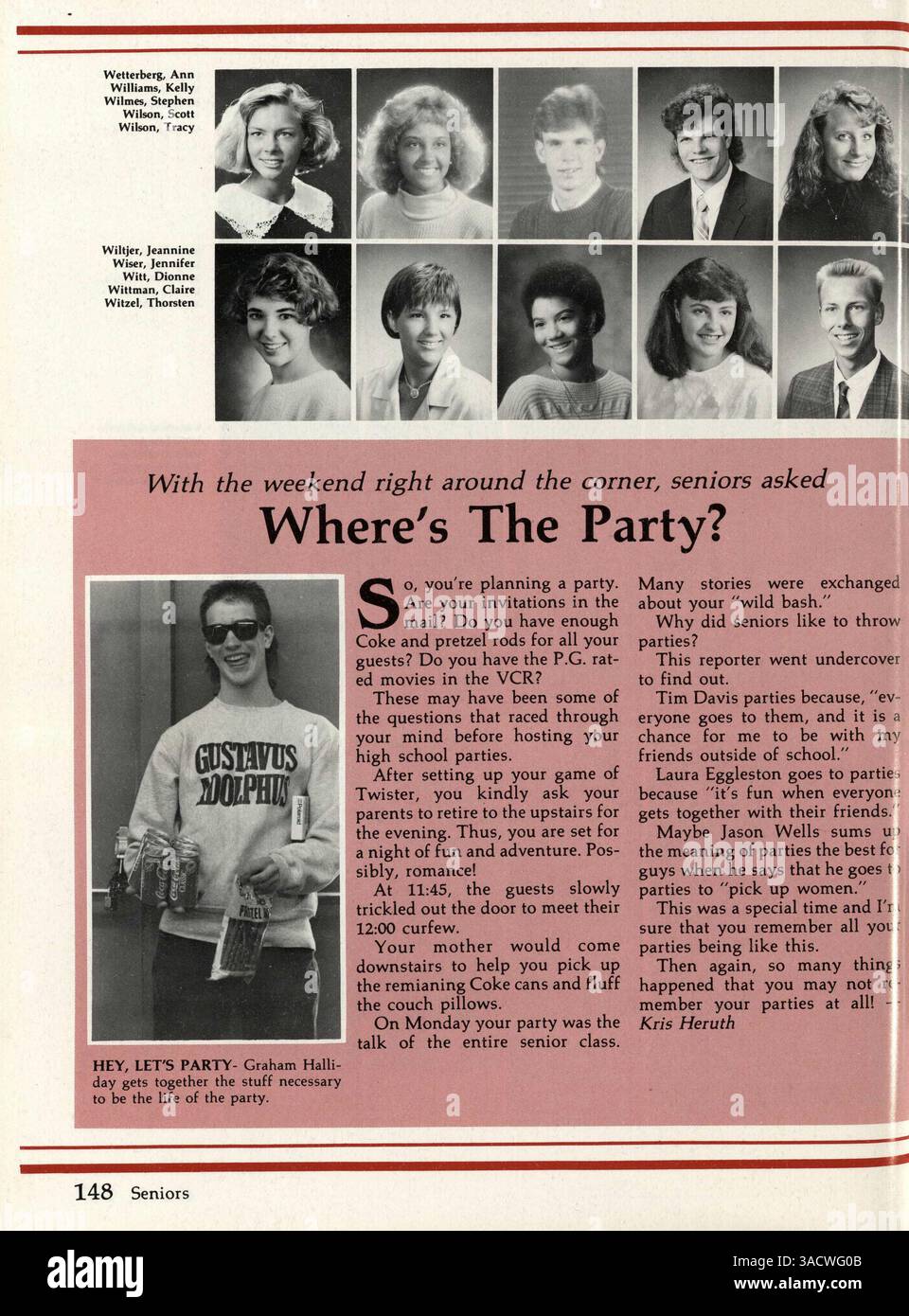 This 1988 edition of the Aurean Yearbook from Richfield High School ...