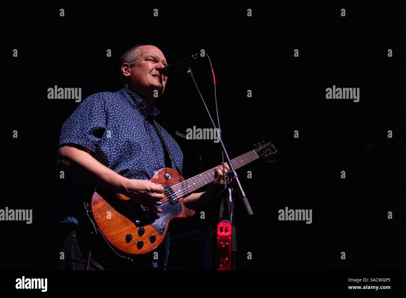 Madison, USA. 03rd Apr, 2025. Ted Stevens of Cursive at The Sylvee on ...