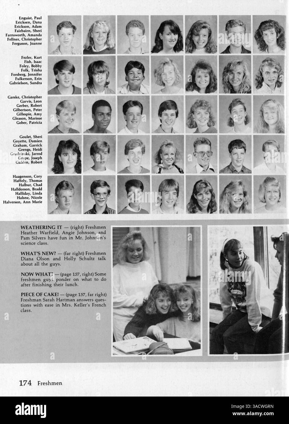 The 1988 Aurean Yearbook from Richfield High School documents student ...