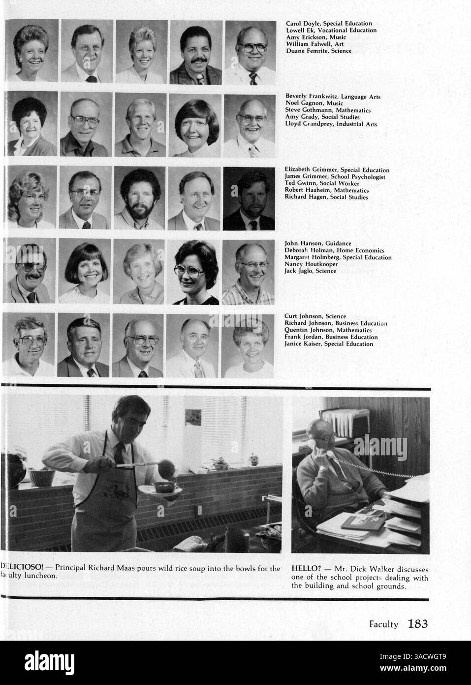 The 1988 Aurean Yearbook from Richfield High School documents key ...