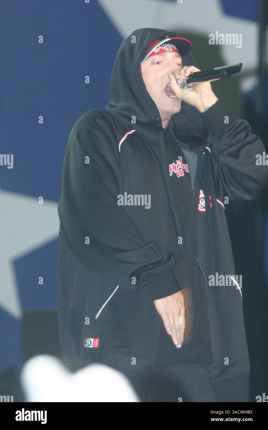 Oct 28, 2004; New York, NY, USA; Rap icon EMINEM aka Marshall Mathers ...