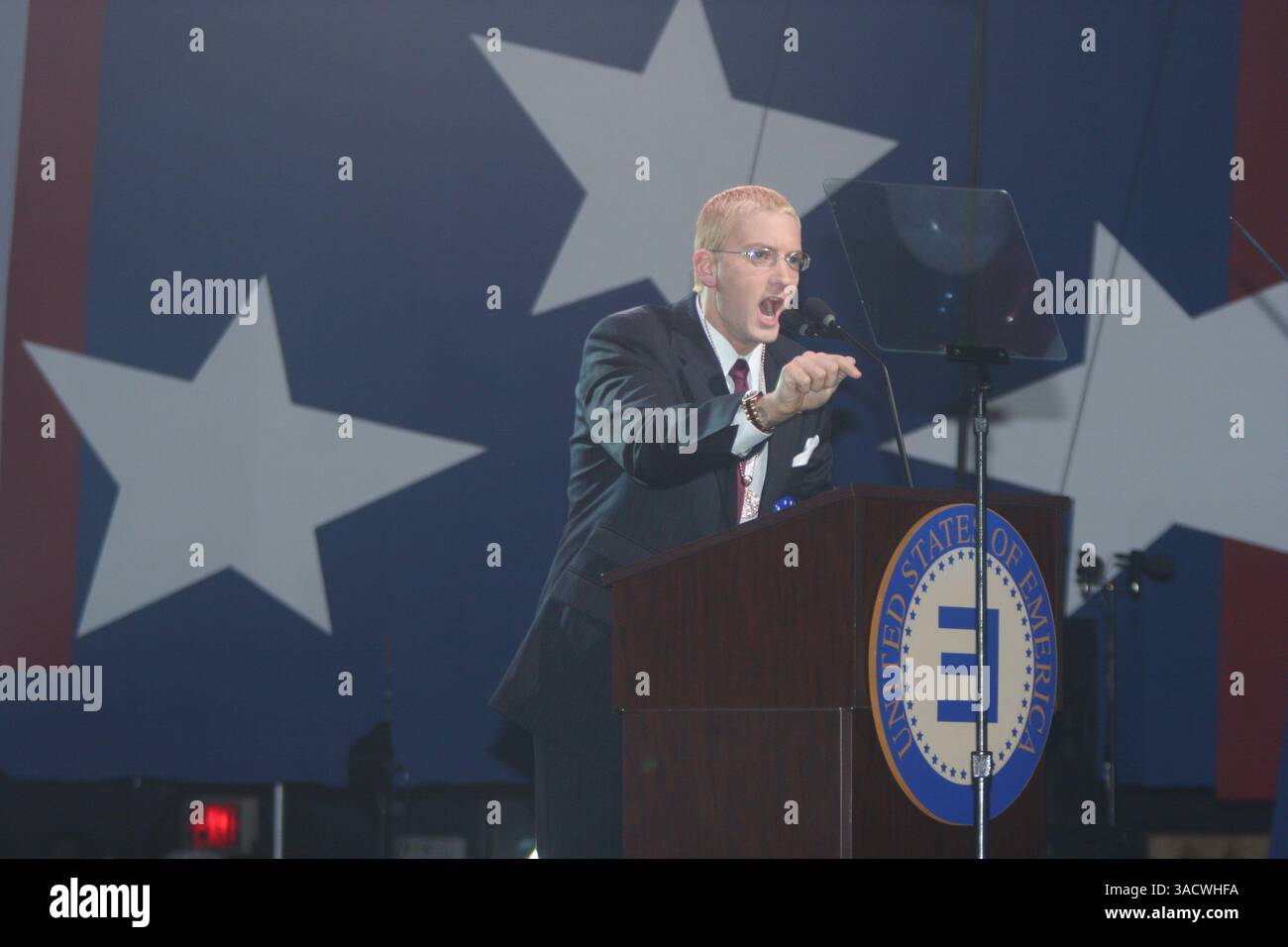 Oct 28, 2004; New York, NY, USA; Rap icon EMINEM aka Marshall Mathers ...