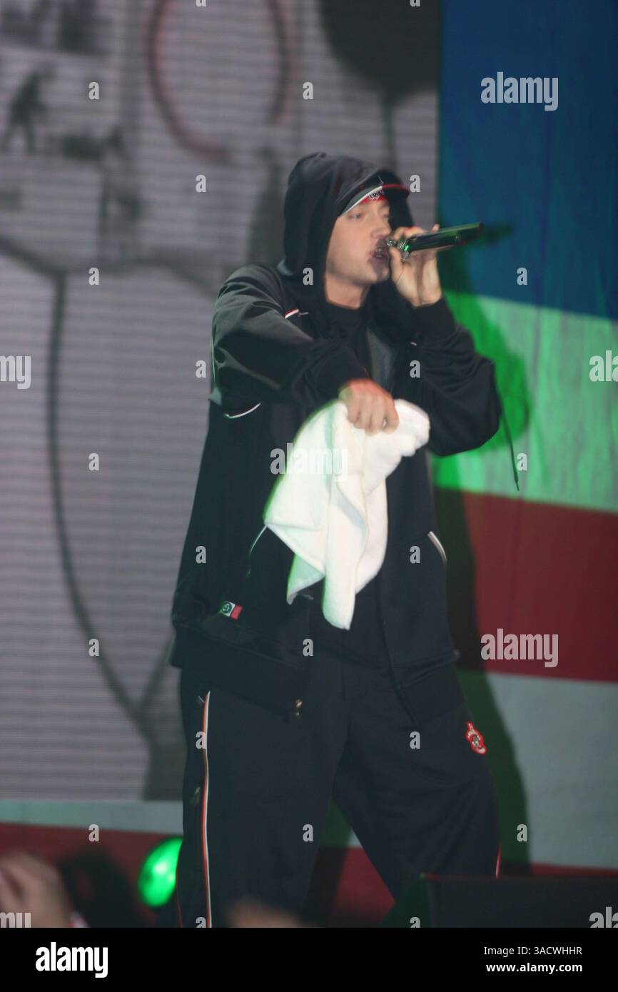 Oct 28, 2004; New York, NY, USA; Rap icon EMINEM aka Marshall Mathers aka Slim Shady as his ...