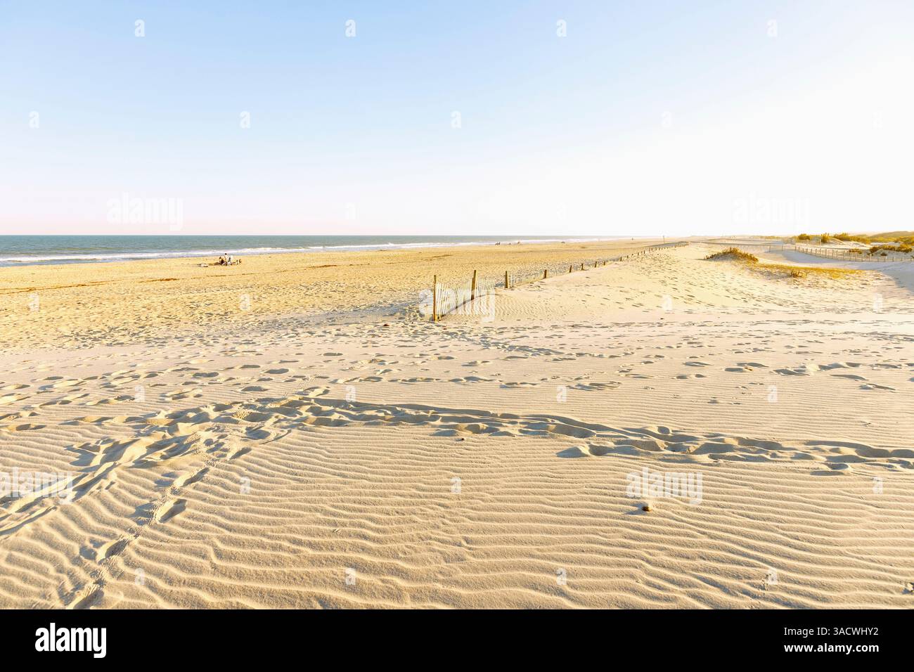 South Ocean Beach in the Assateague Island National Seashore on ...