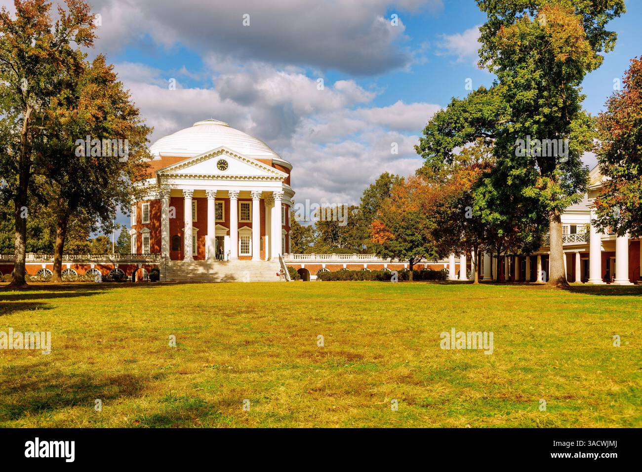 The University of Virginia, Rotunda, in Charlottesville, Albemarle ...