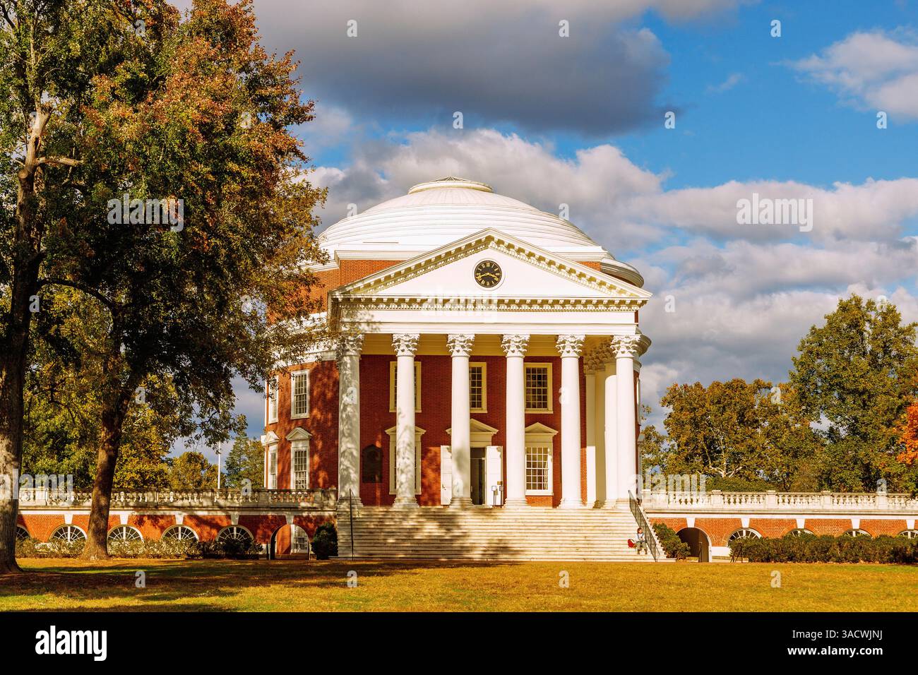 The University of Virginia, Rotunda, in Charlottesville, Albemarle ...