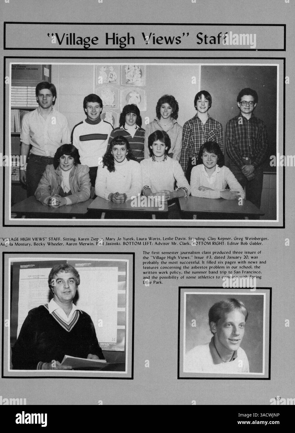 The 1984 Villager Yearbook reflects the 1983-1984 school year at St ...