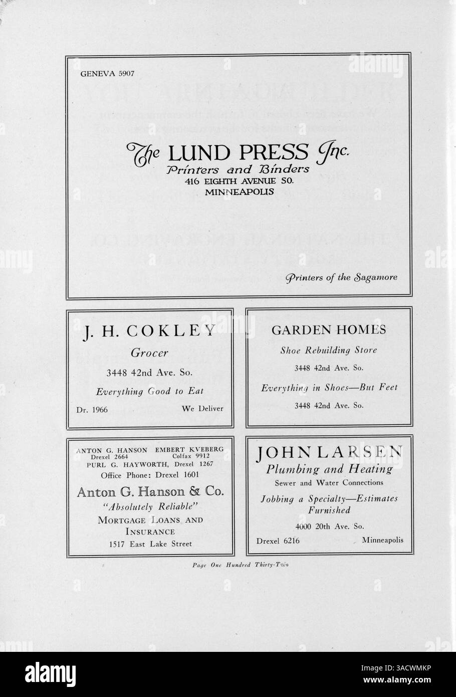 This 1926 edition of the 'Sagamore' yearbook from Roosevelt High School ...