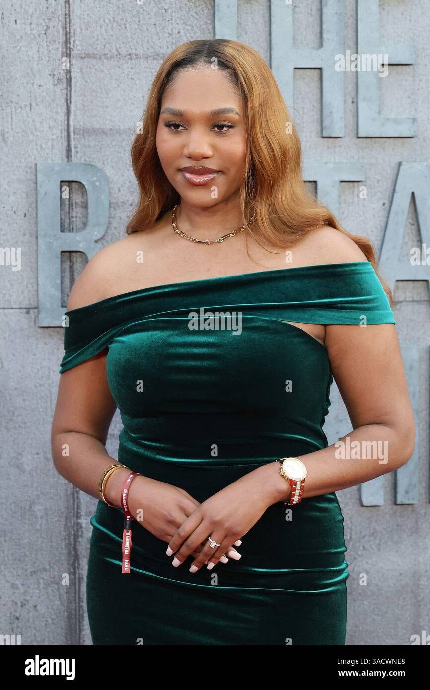 April 2, 2025, Los Angeles, California, USA: Tiahra Nelson at the ...