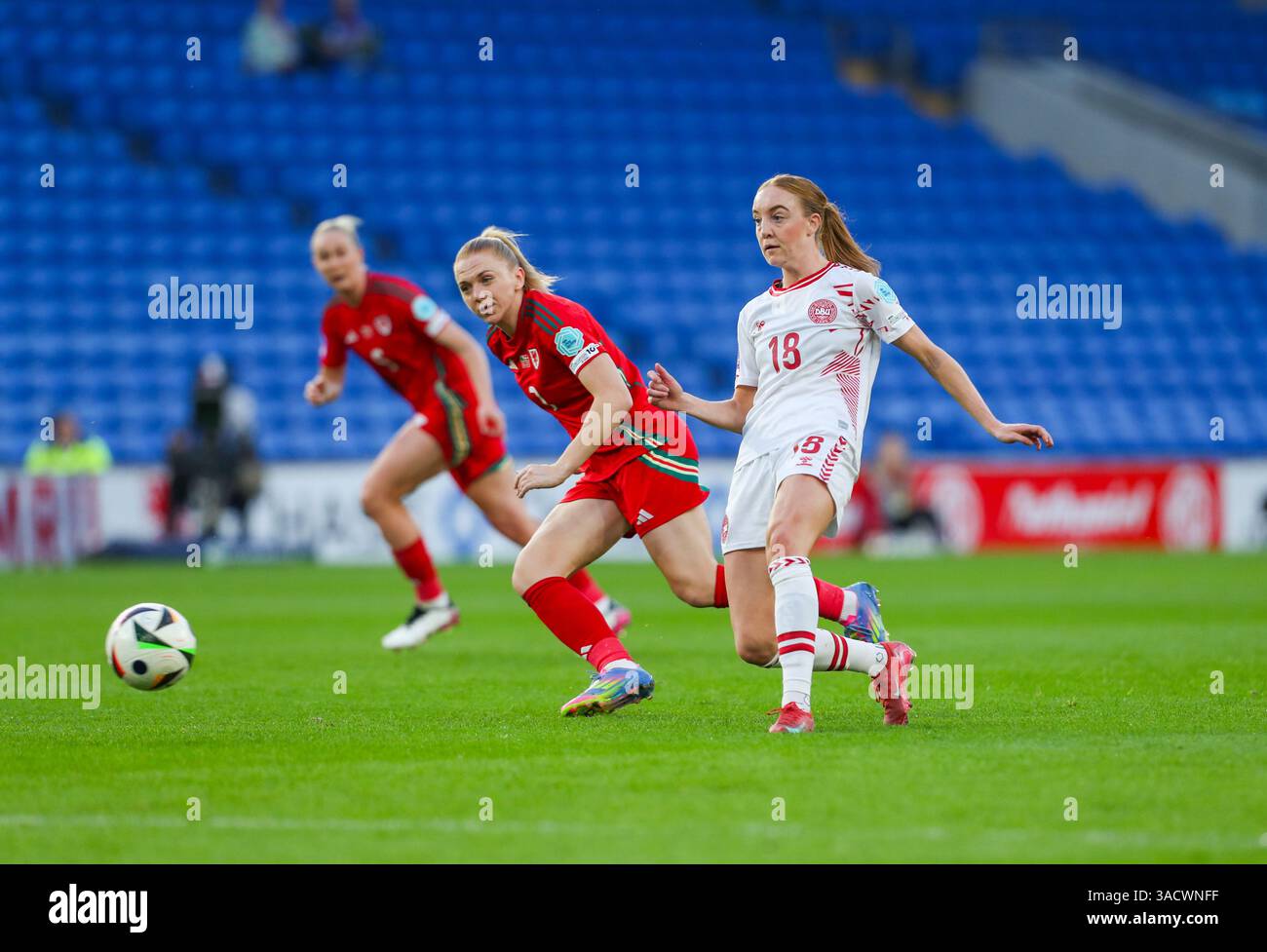 Cardiff City Stadium, Cardiff, UK. 4th Apr, 2025. Womens Nations League ...