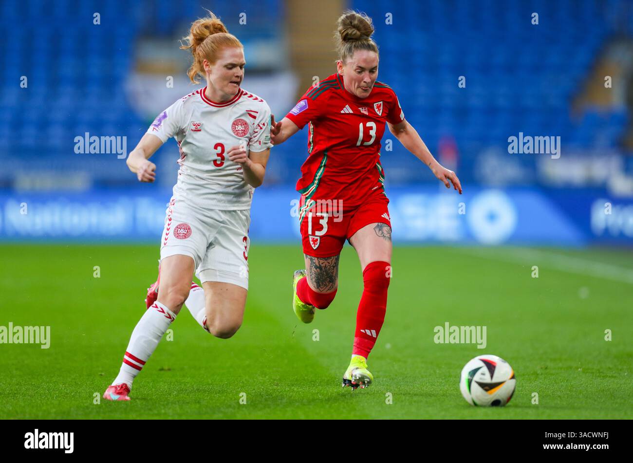 Cardiff City Stadium, Cardiff, UK. 4th Apr, 2025. Womens Nations League ...