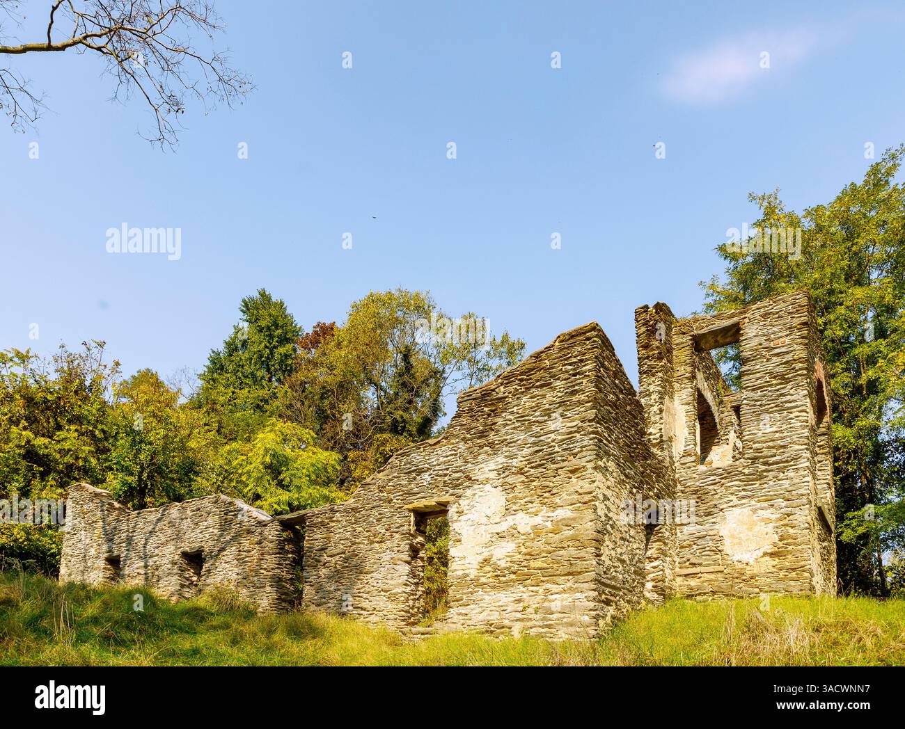 Ruins of St. John's Episcopal Church in Harpers Ferry National ...
