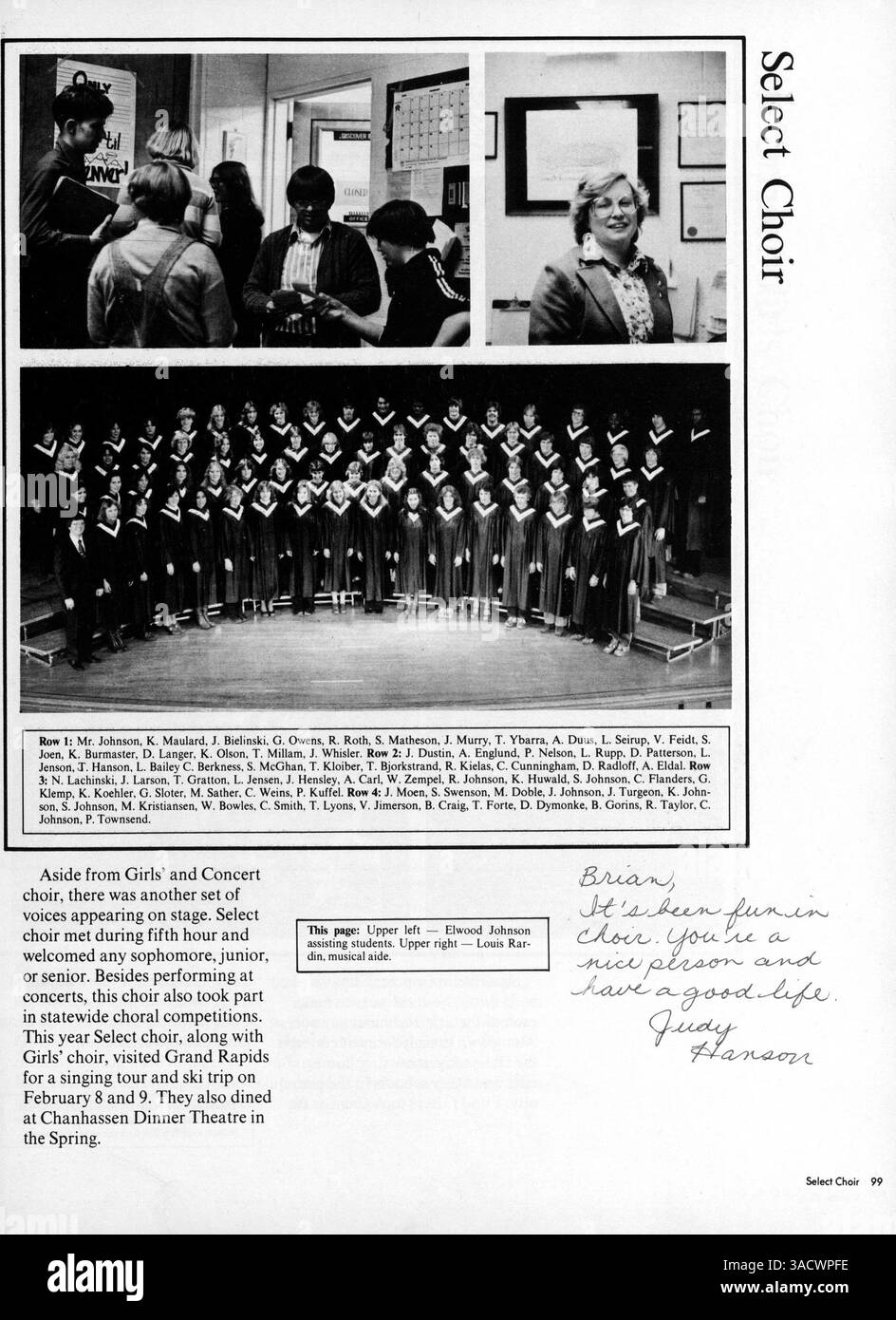 The 1979 'Sagamore' yearbook at Roosevelt High School features key ...