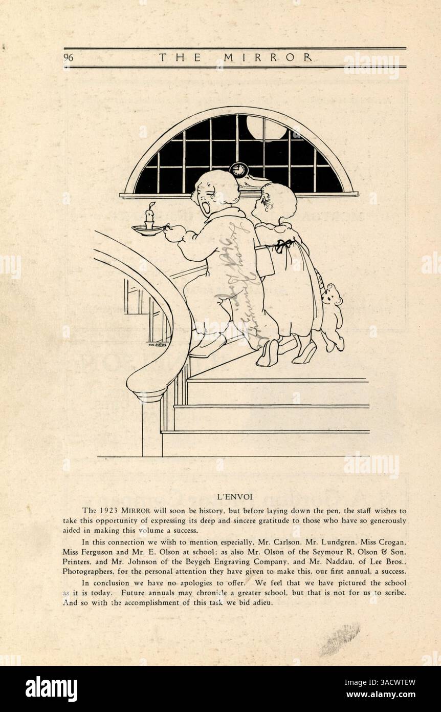 The 1923 edition of the Roosevelt High School yearbook, Mirror ...