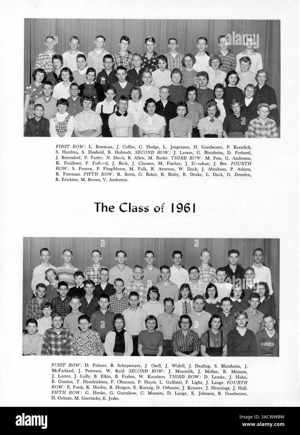 Documenting notable events and milestones from the 1957 1958 school ...