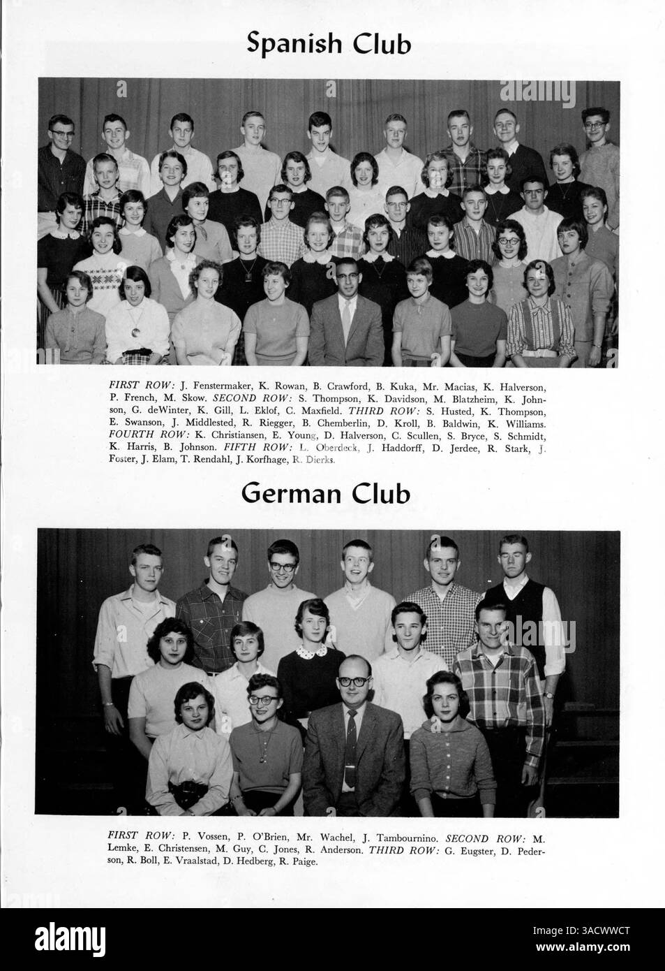 Yearbook from mound high highlights the 1957 1958 school year hi-res ...