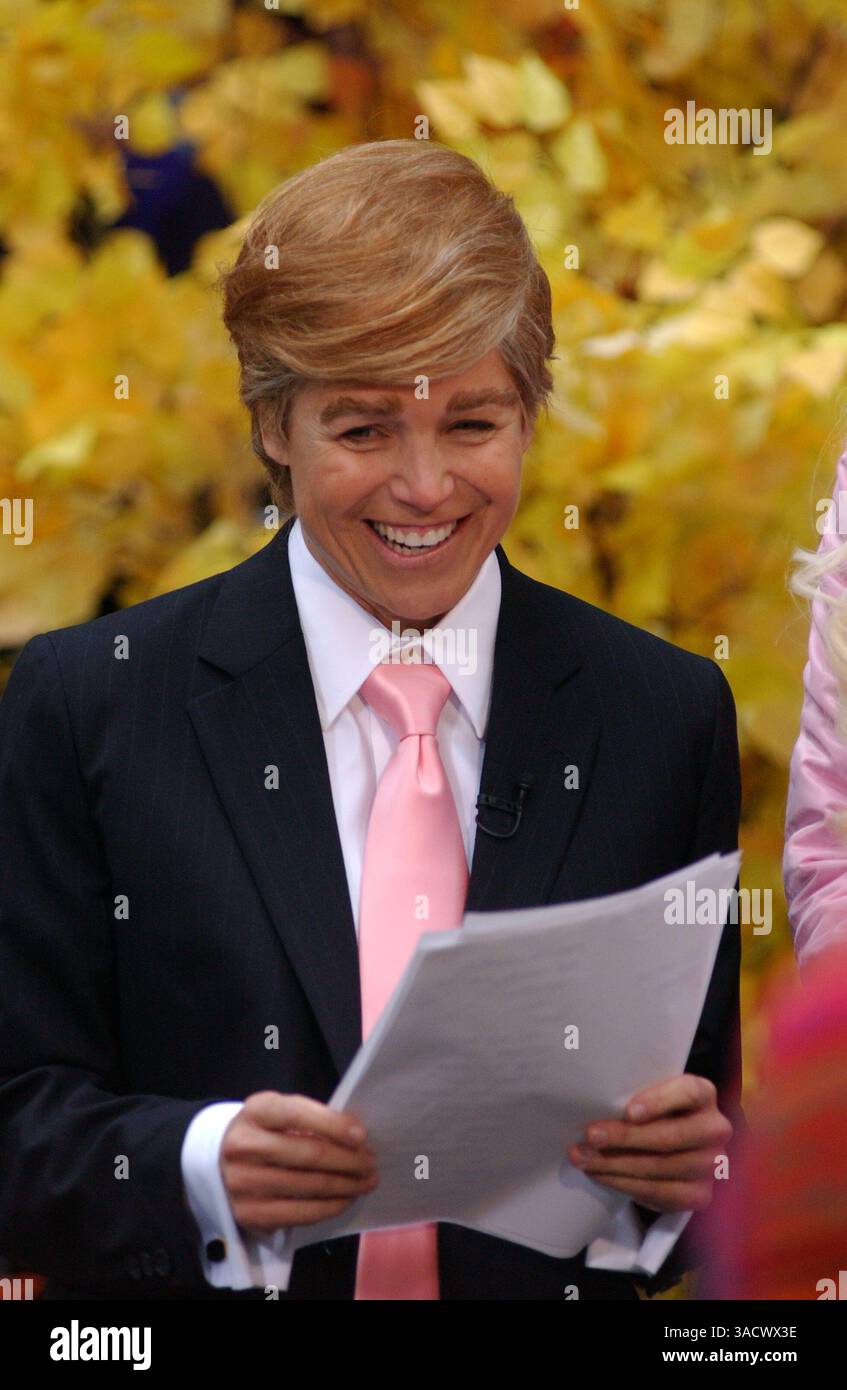 Oct 29, 2004; New York, NY, USA; KATIE COURIC as Donald Trump on the ...