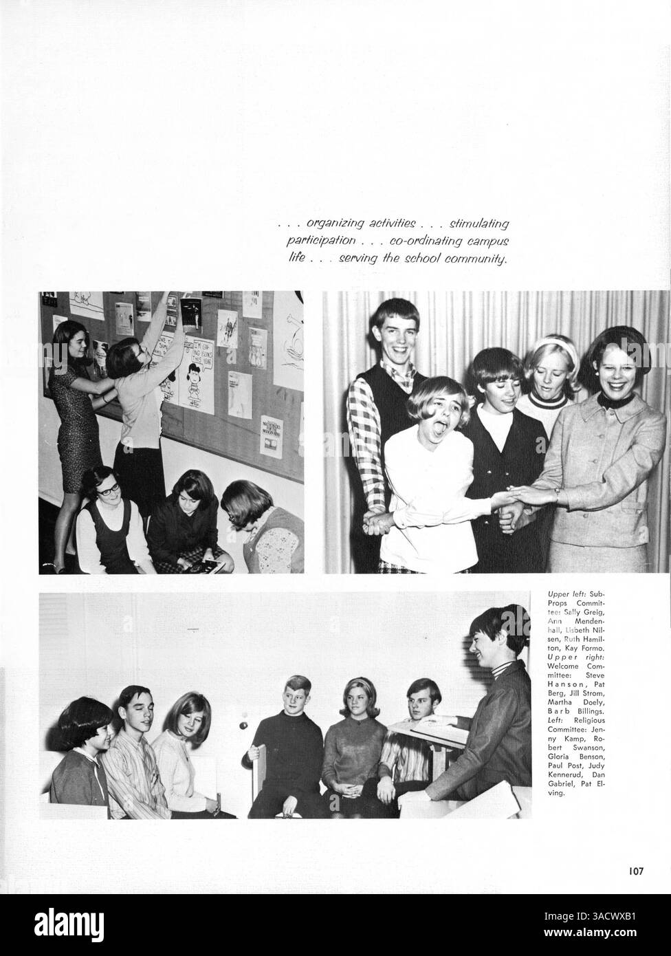 The 1968 'Antler' yearbook from Minnehaha Academy highlights the ...