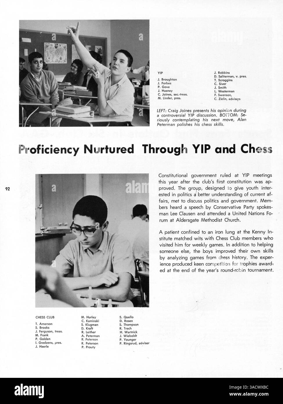 The 1964 'Echowan' yearbook from St. Louis Park High School showcases ...