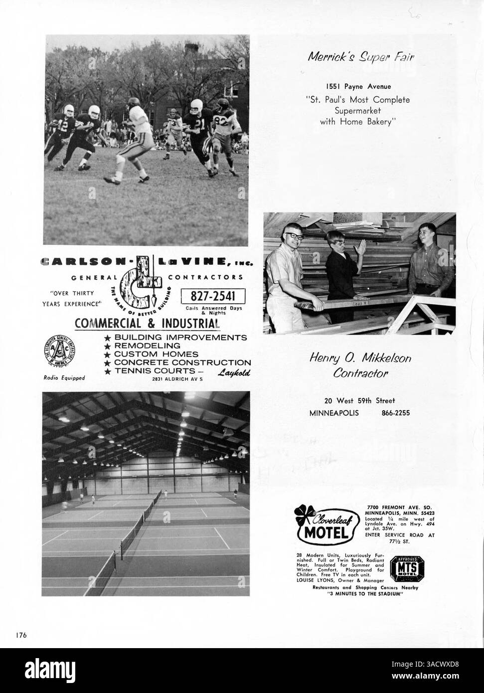 Capturing the highlights of the 1967 1968 academic year hi-res stock ...