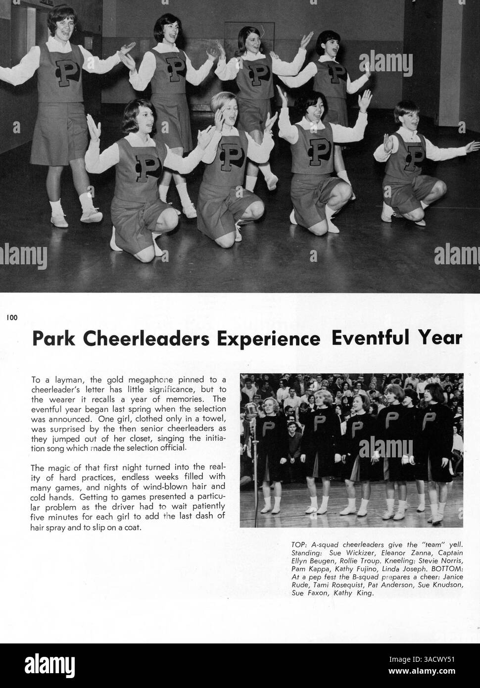 The 1964 'Echowan' yearbook highlights the students, teachers ...