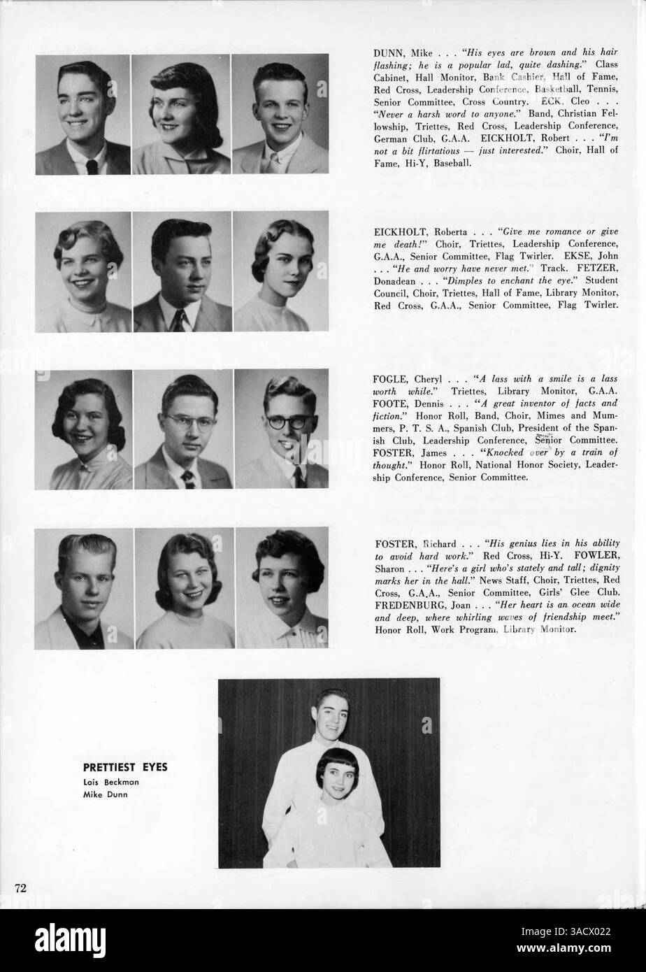 The 1954 Centralian Yearbook documents student life at Central High ...