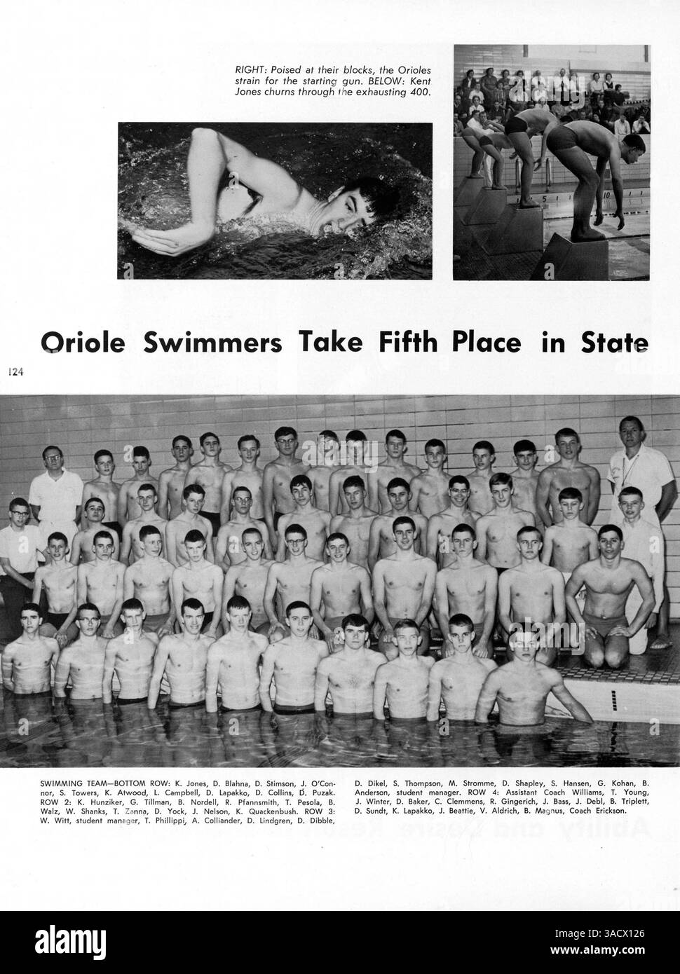 The 1964 'Echowan' yearbook captures the students, faculty, athletics ...