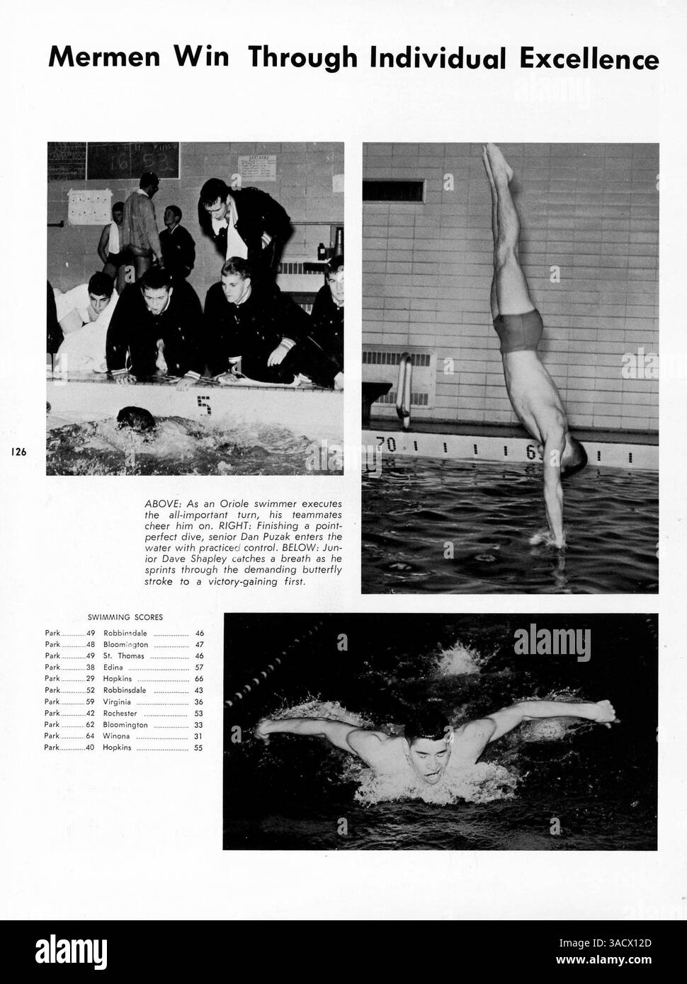1964 yearbook showcases the students hi-res stock photography and ...