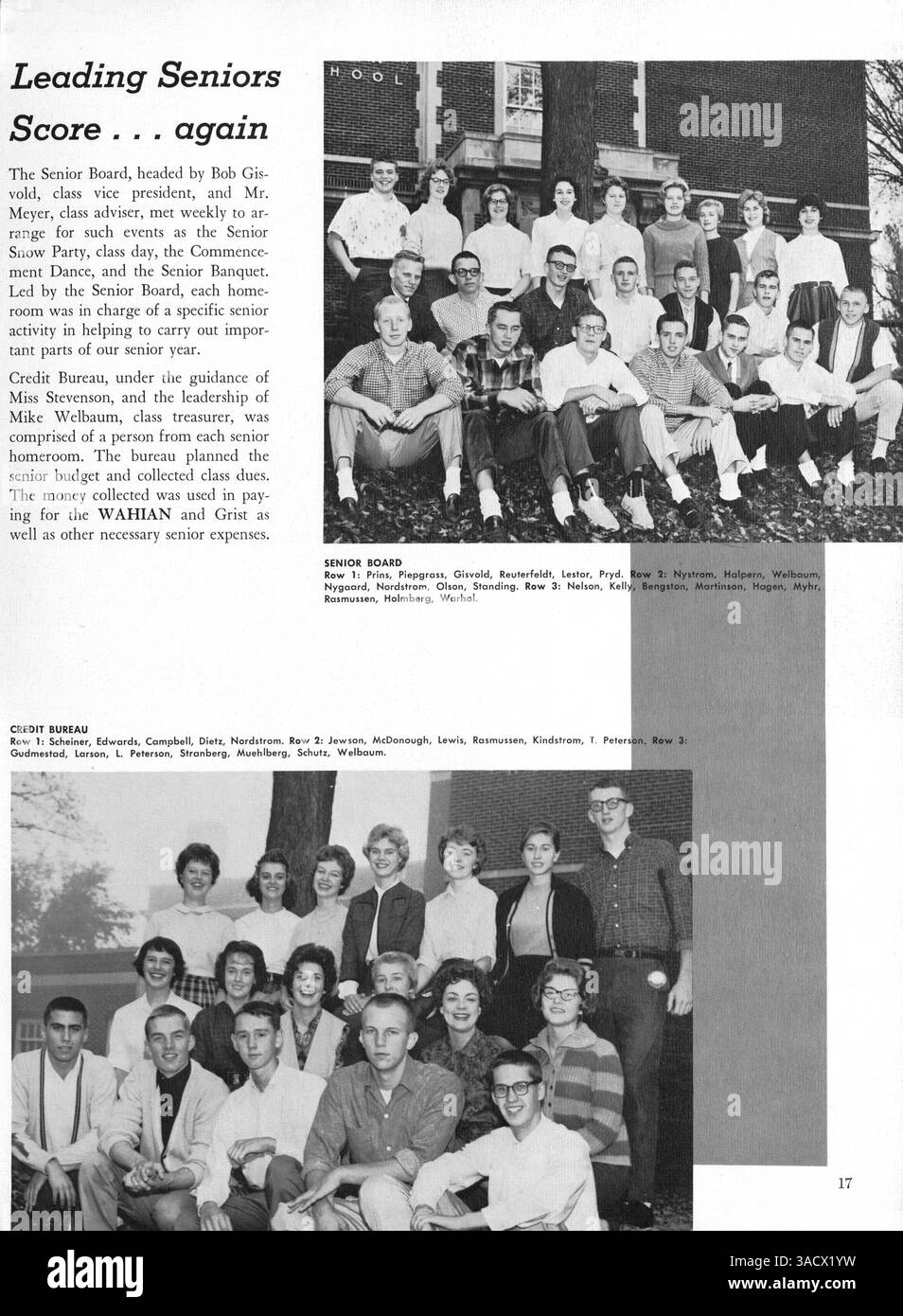 This high school yearbook from Washburn documents the 1960-1961 school ...