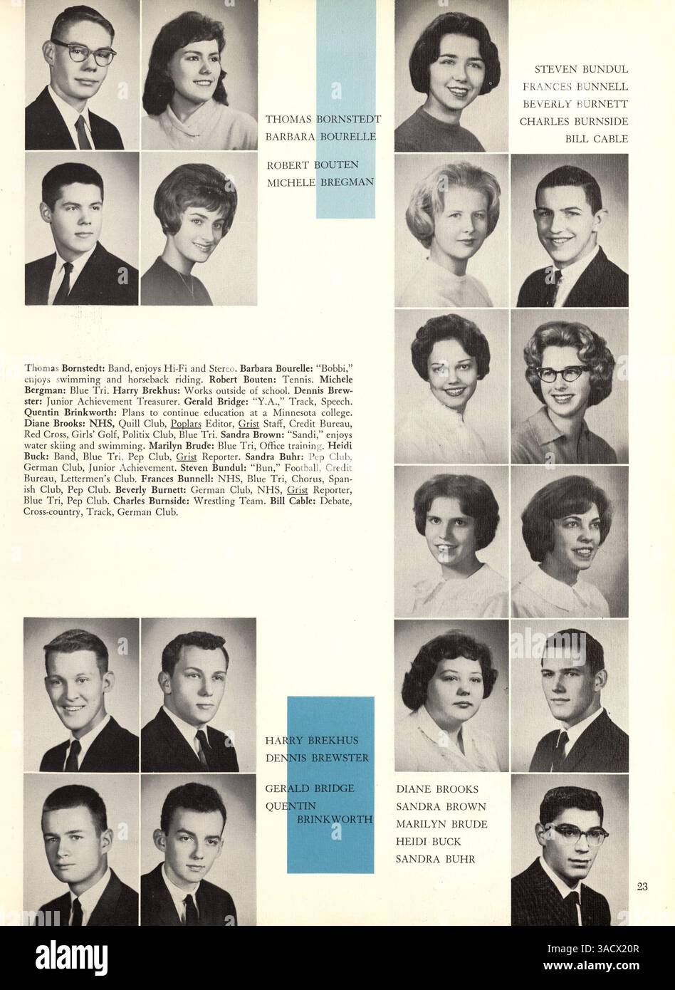 This 1961 Washburn Yearbook captures the essence of student life, with ...